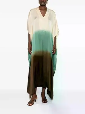 YAVI Dip-dyed Maxi Dress
