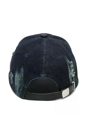 FENG CHEN WANG Tie-dye Distressed Cap
