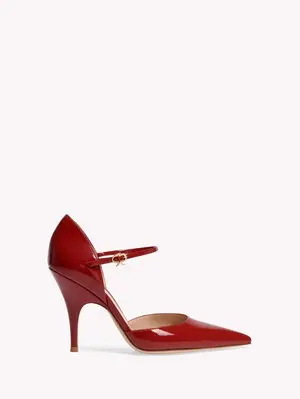 GIANVITO ROSSI Sofia D'orsay Pumps - Red - Glossy  Nappa