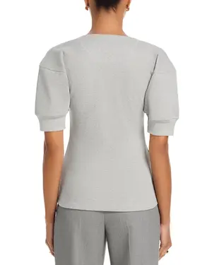 Victoria Beckham Ribbed Henley Top