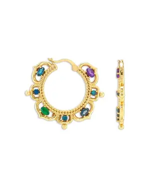 CAPUCINE DE WULF Contessa Hoop Earrings