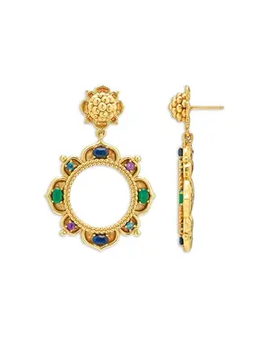 CAPUCINE DE WULF Contessa Dangle Earrings - Multi/gold