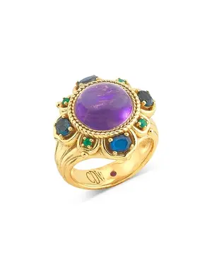 CAPUCINE DE WULF Contessa Belle Nuit Ring - Multi/gold