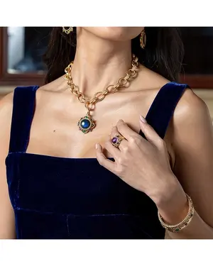 CAPUCINE DE WULF Contessa Belle Nuit Ring