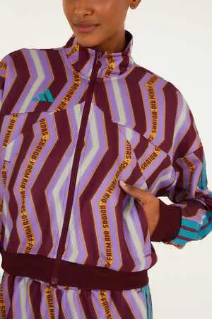 FARM RIO X ADIDAS Adidas Tiro Farm Rio Zig Zag Stripes Jacket - Zig Zag Stripes Lilac