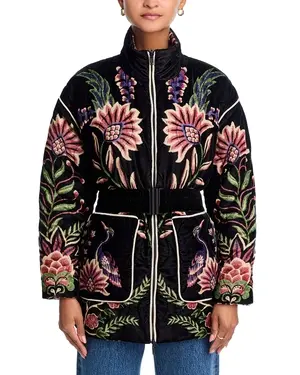 Farm Rio Reversible Puffer Jacket
