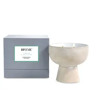 BLUEME Focus Eucalyptus & Lime Soy Blend Candle 12 Oz - No Color
