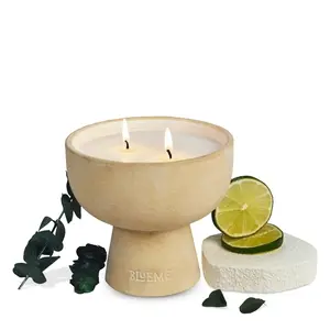 BLUEME Focus Eucalyptus & Lime Soy Blend Candle 12 Oz