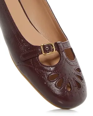 Chloé Misty Ballet Flats - Burnt Purple