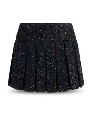 Alice + Olivia Emilie Tweed Mini Skort