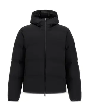 Herno Hooded Puffer Jacket - Black