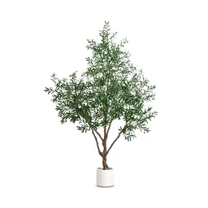 NEARLY NATURAL 8' Artificial Grand Olive Tree - Green