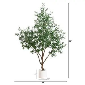 NEARLY NATURAL 8' Artificial Grand Olive Tree