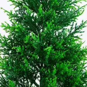 NEARLY NATURAL 4' Uv Resistant Artificial Cypress Tower Tree