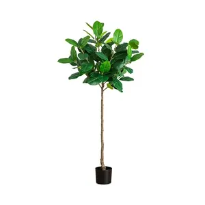 NEARLY NATURAL 5' Artificial Petite Audrey Ficus Tree - Green