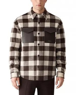 Mackage Ryker Wool Plaid Shirt Jacket