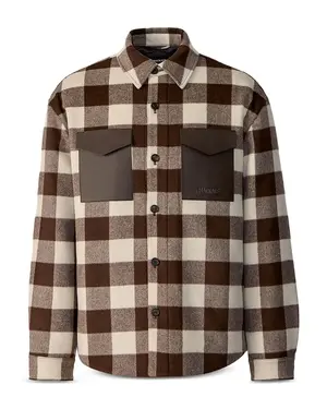 Mackage Ryker Wool Plaid Shirt Jacket