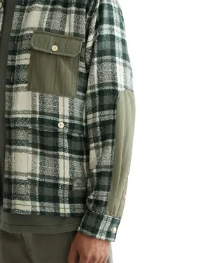Scotch & Soda Relaxed Fit Button Front Shirt Jacket