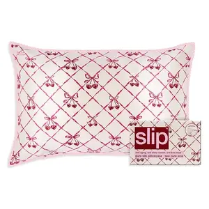 Slip Pure Silk Pillowcase, Queen - Sweet Cherry