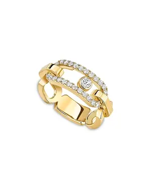 Messika 18k Gold Move Link Diamond Ring Gold