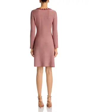 Misook A-line Scoop Neck Dress