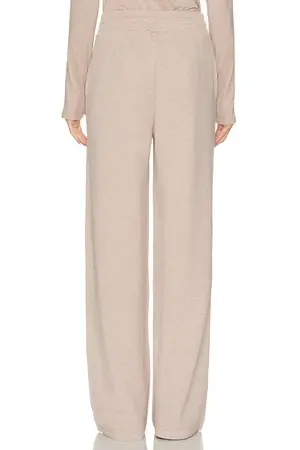 Varley The Extra Wide Leg 32 Pant - Taupe Marl