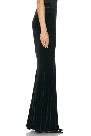 Norma Kamali Long Fishtail Skirt