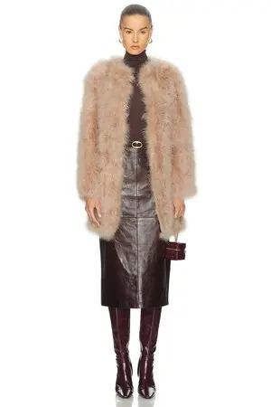 YVES SALOMON Feather Jacket