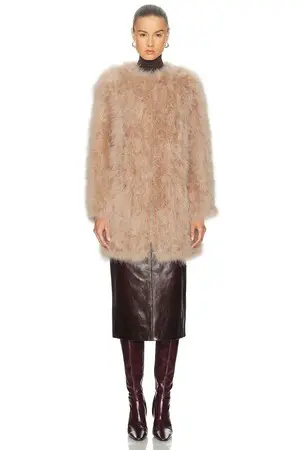 YVES SALOMON Feather Jacket