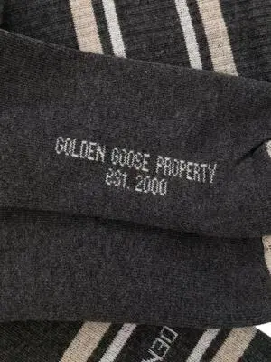 GOLDEN GOOSE Ribbed Socks - Grey
