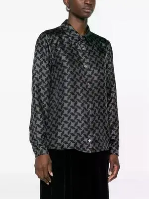 LAURA-URBINATI Geometric-print Shirt