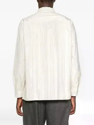 LARDINI Pocketed Striped Shirt