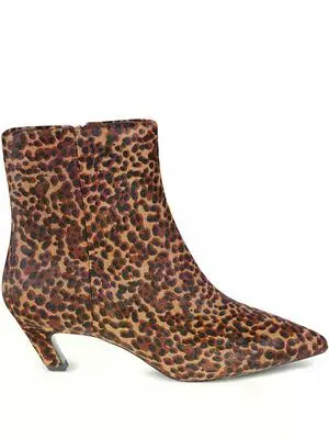 Ash 50mm Vicky Leopard-print Boots - Neutrals