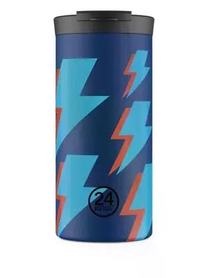 24BOTTLES Patterned Tumbler - Blue