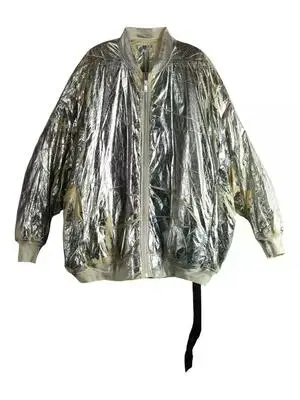 Men's Silver Bomber Jackets