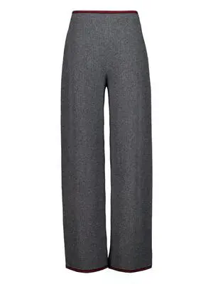 Gucci Felted Knit Straight Trousers