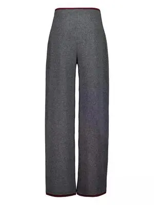 Gucci Felted Knit Straight Trousers