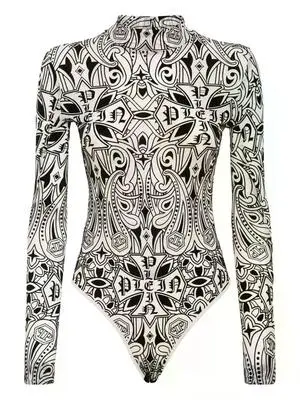 Philipp Plein Gothic Plein Bodysuit