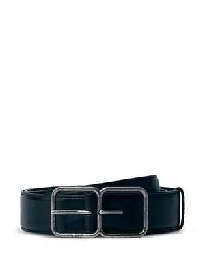 Saint Laurent Double-buckle Leather Belt