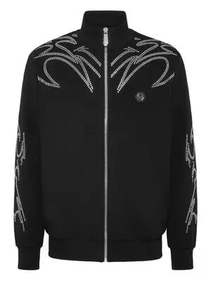 Philipp Plein Stud-embellished Track Jacket