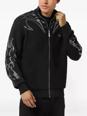 Philipp Plein Stud-embellished Track Jacket