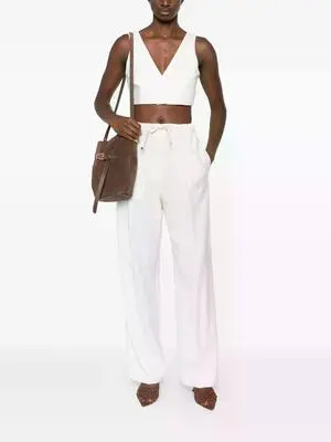 MEDEEA V-neck Cropped Vest