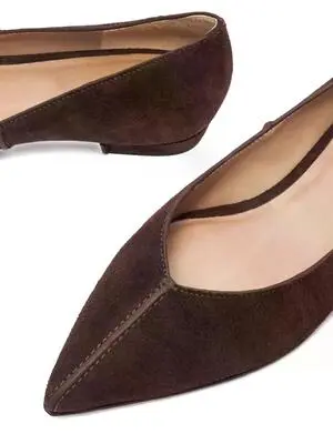 Bernardo Lana Flat Pumps - Brown