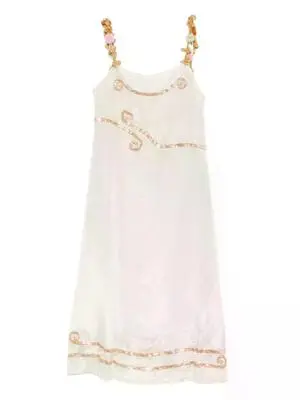 BODE Lido Strappy Embellished Dress