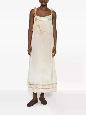 BODE Lido Strappy Embellished Dress