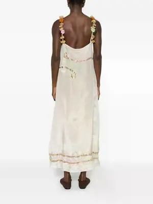 BODE Lido Strappy Embellished Dress