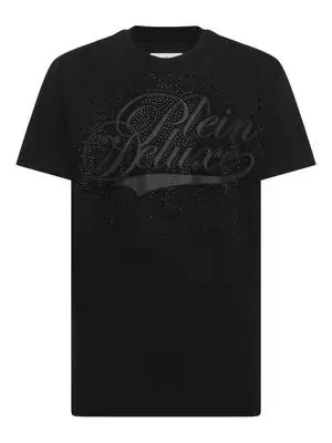 Philipp Plein Glittered-logo T-shirt