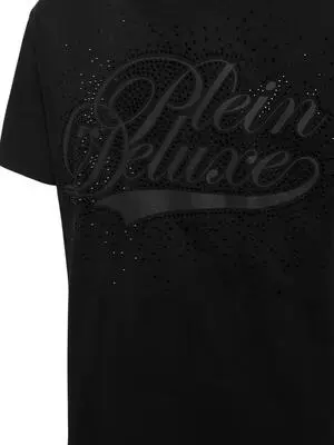 Philipp Plein Glittered-logo T-shirt