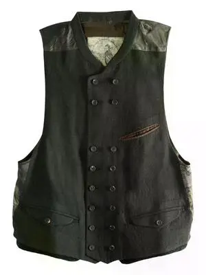 ZIGGY CHEN Wool Double-breasted Waistcoat