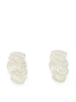 Completedworks Buttercream Textured Earrings - Silver